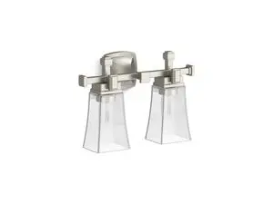 KOHLER Riff Two-light Sconce - Brushed Nickel