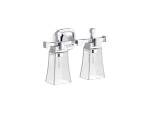 KOHLER Riff Two-light Sconce Polished Chrome