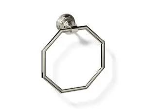 KOHLER Pinstripe Towel Ring Vibrant Polished Nickel