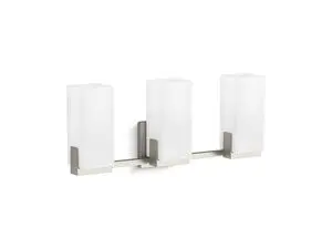 KOHLER Honesty Three-light Sconce - Brushed Nickel