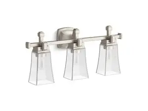 KOHLER Riff Three-light Sconce - Brushed Nickel