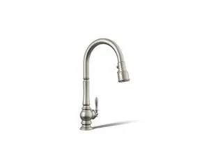KOHLER Artifacts Touchless Pull-down Kitchen Sink Faucet With Three-function Sprayhead - One-color