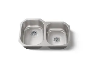 KOHLER Undertone 31" Undermount Double-bowl Kitchen Sink - One-color