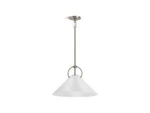KOHLER Kernen Studio Mcgee 18" Pendant - Brushed Nickel
