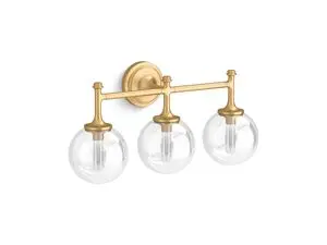 KOHLER Bellera Three-light Sconce - Brushed Moderne Brass