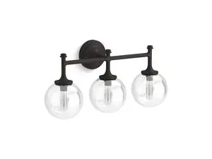 KOHLER Bellera Three-light Sconce Matte Black