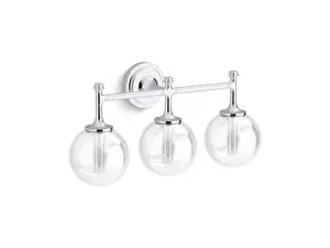 KOHLER Bellera Three-light Sconce Polished Chrome