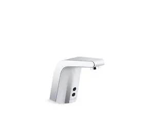 KOHLER Sculpted Touchless Single-hole Lavatory Faucet With Insight Sensor Technology, Ac-powered, Less Drain, 0.35 Gpm - One-color