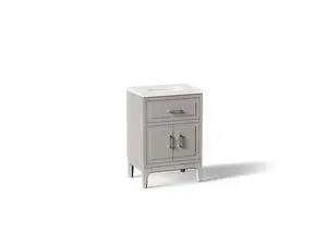 KOHLER Seer 24" Bathroom Vanity Cabinet With Sink And Quartz Top - One-color