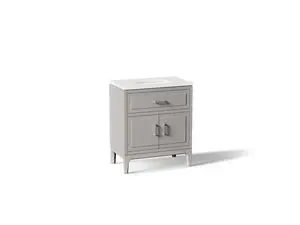 KOHLER Seer 30" Bathroom Vanity Cabinet With Sink And Quartz Top - One-color
