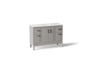 KOHLER Seer 48" Bathroom Vanity Cabinet With Sink And Quartz Top - One-color