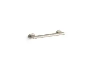 KOHLER Belay 12" Grab Bar - Vibrant Brushed Nickel