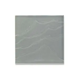 KOHLER Landshapes Daniel Arsham 6" X 6" Feature Tile Produced The Wastelab - Light Blue Grey