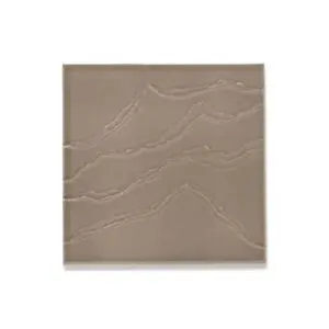KOHLER Landshapes Daniel Arsham 6" X 6" Feature Tile Produced The Wastelab - Light Warm Grey