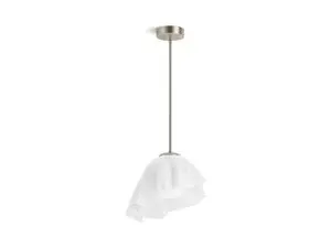KOHLER Landshapes By Daniel Arsham 14-3/4" Pendant Brushed Nickel
