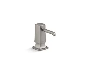 KOHLER Graze Soap/lotion Dispenser Vibrant Stainless