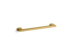 KOHLER Belay 18" Grab Bar - Vibrant Brushed Moderne Brass