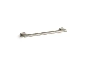 KOHLER Belay 18" Grab Bar Vibrant Brushed Nickel
