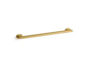 KOHLER Belay 24" Grab Bar - Vibrant Brushed Moderne Brass