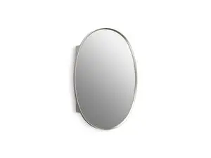 KOHLER Verdera 24" X 34" Oval Framed Medicine Cabinet - Brushed Nickel