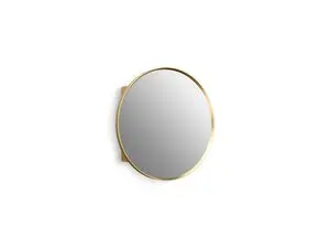 KOHLER Verdera 24" Round Framed Medicine Cabinet - Moderne Brushed Gold