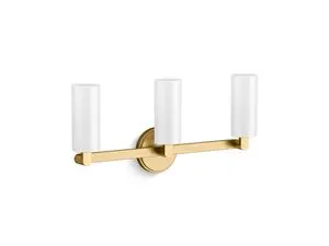 KOHLER Crue Three-light Sconce - Brushed Moderne Brass