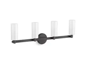 KOHLER Crue Four-light Sconce Matte Black