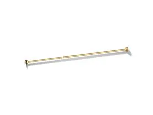 KOHLER Elate Shower Rod - Vibrant Brushed Moderne Brass