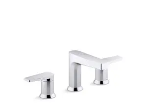 KOHLER Taut Widespread Bathroom Sink Faucet, 1.2 Gpm - One-color