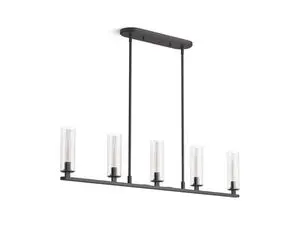 KOHLER Crue 45" Linear Chandelier Matte Black