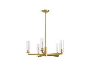 KOHLER Crue 26" Chandelier - Brushed Moderne Brass