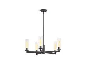 KOHLER Crue 26" Chandelier - Matte Black