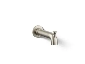 KOHLER Castia Studio Mcgee Wall-mount Bath Spout With Diverter - Vibrant Brushed Nickel