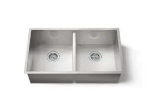 KOHLER Vault 32" Undermount Double-bowl Kitchen Sink - One-color