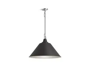 KOHLER Varla 24" Pendant Polished Chrome/matte Black