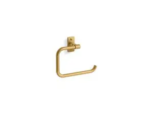 KOHLER Castia By Studio McGee Towel Ring Vibrant Brushed Moderne Brass