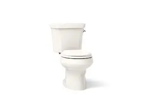 KOHLER Wellworth Two-piece Round-front Toilet, Dual-flush - One-color