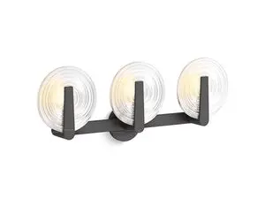 KOHLER Hint Three-light Sconce - Matte Black