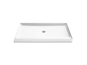 KOHLER Stoneridge 60" X 42" Alcove Shower Base, Center Drain - One-color