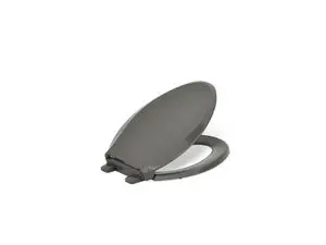 KOHLER Cachet Readylatch Quiet-close Elongated Toilet Seat - Thunder Grey