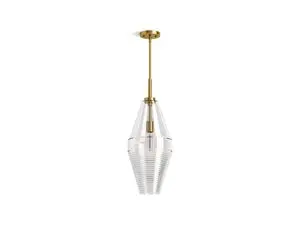 KOHLER Simplice Diamond Pendant - Brushed Moderne Brass