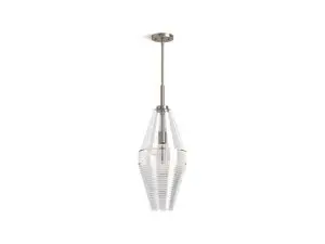 KOHLER Simplice Diamond Pendant - Brushed Nickel