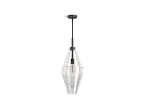 KOHLER Simplice Diamond Pendant - Matte Black