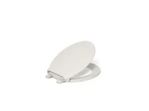 KOHLER Cachet Readylatch Quiet-close Round-front Toilet Seat - Almond