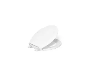 KOHLER Cachet ReadyLatch Quiet-Close Round-front Toilet Seat White