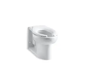 KOHLER Anglesey Floor-mount Rear Spud Flushometer Bowl - One-color
