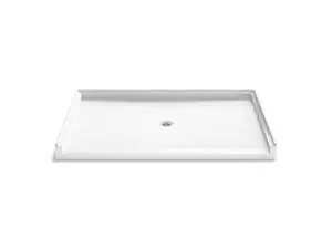 KOHLER Stoneridge 62" X 42" Alcove Shower Base, Center Drain - One-color