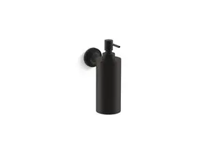 KOHLER Purist Wall-mount Soap/lotion Dispenser - Matte Black