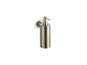 KOHLER Purist Wall-mount Soap/lotion Dispenser - Vibrant Brushed Bronze