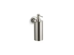KOHLER Purist Wall-mount Soap/lotion Dispenser - Vibrant Brushed Nickel